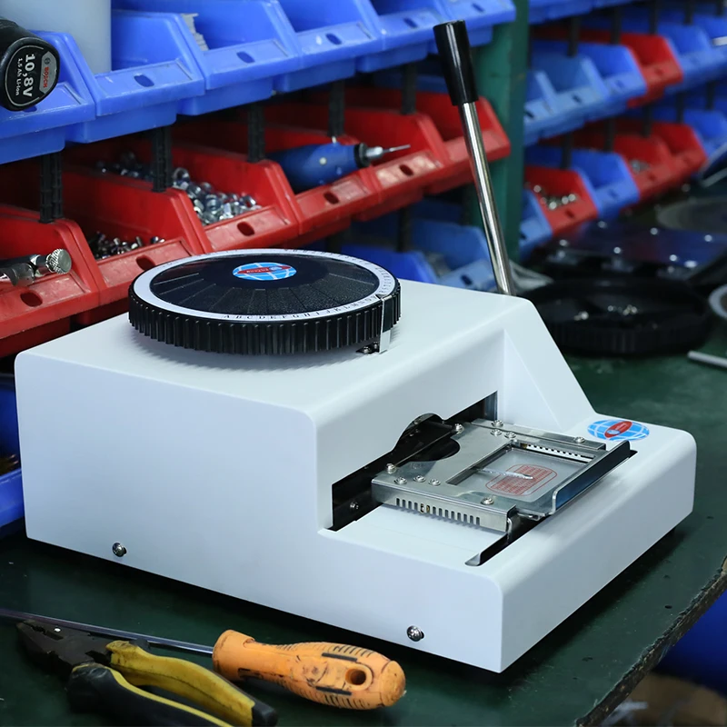 Desktop Manual PVC ID Card Embossing Machine| Alibaba.com