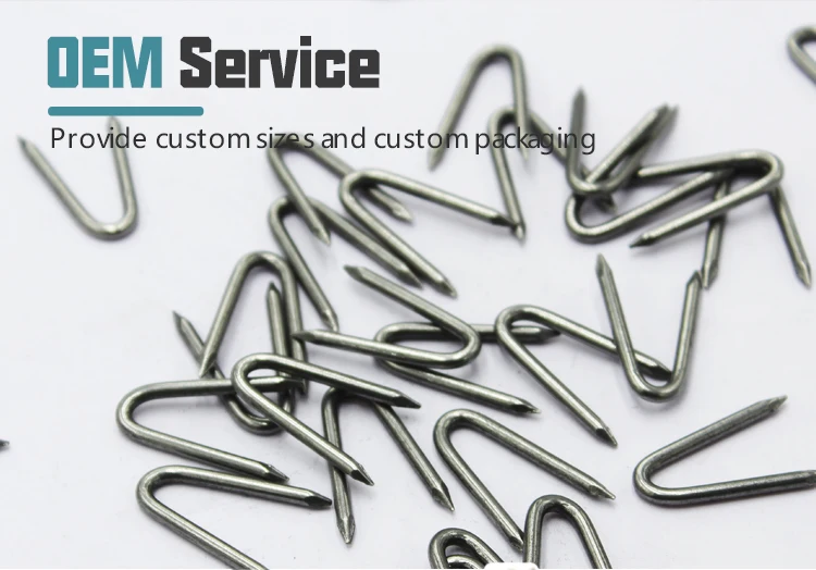 Galvanized U Type Fence Nail| Alibaba.com
