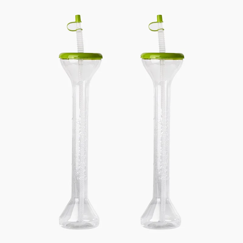 Novelty Plastic Drinking Slush Yard Cups 500ml Promotional Party Long ...