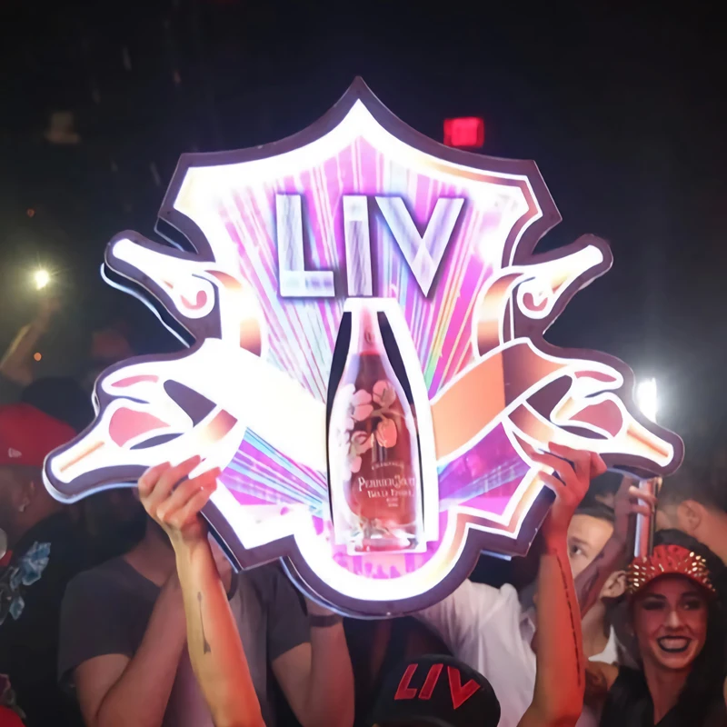 Nightclub Star Bottle Presenter - Glorifier Display Service