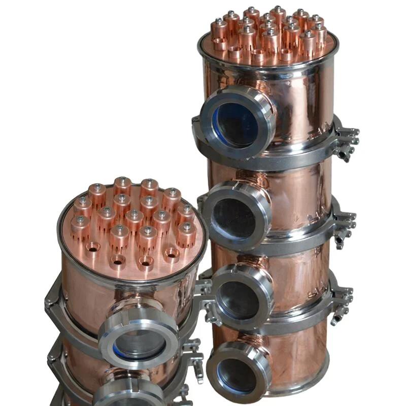 2" 3" 4" 6" 8" 10" 12" Inch Red Copper Bubble Plate Alcohol Distiller ...