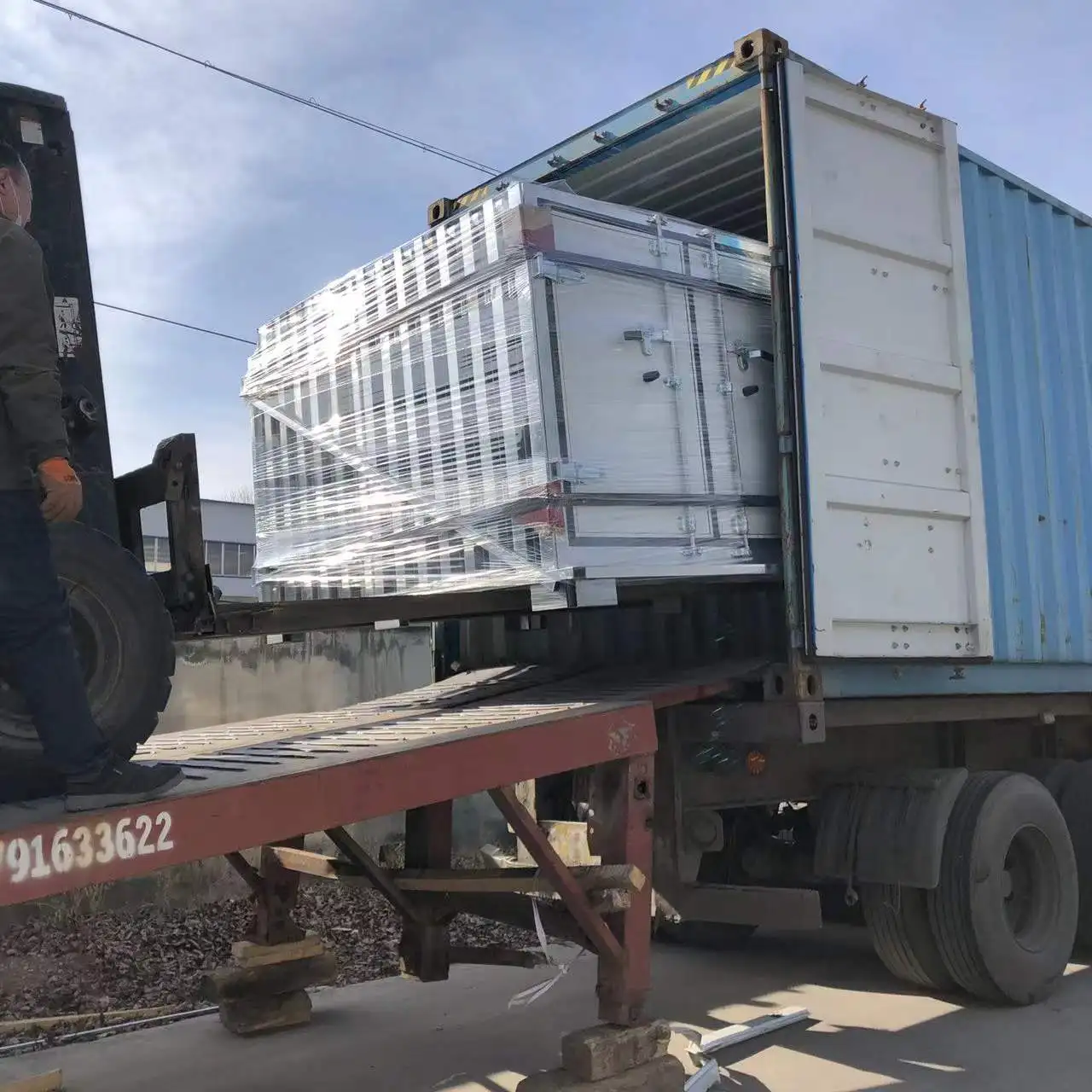 Ckd Cargo Dry Van Box Truck Body/ Cargo Van Truck/ckd Refrigerated ...