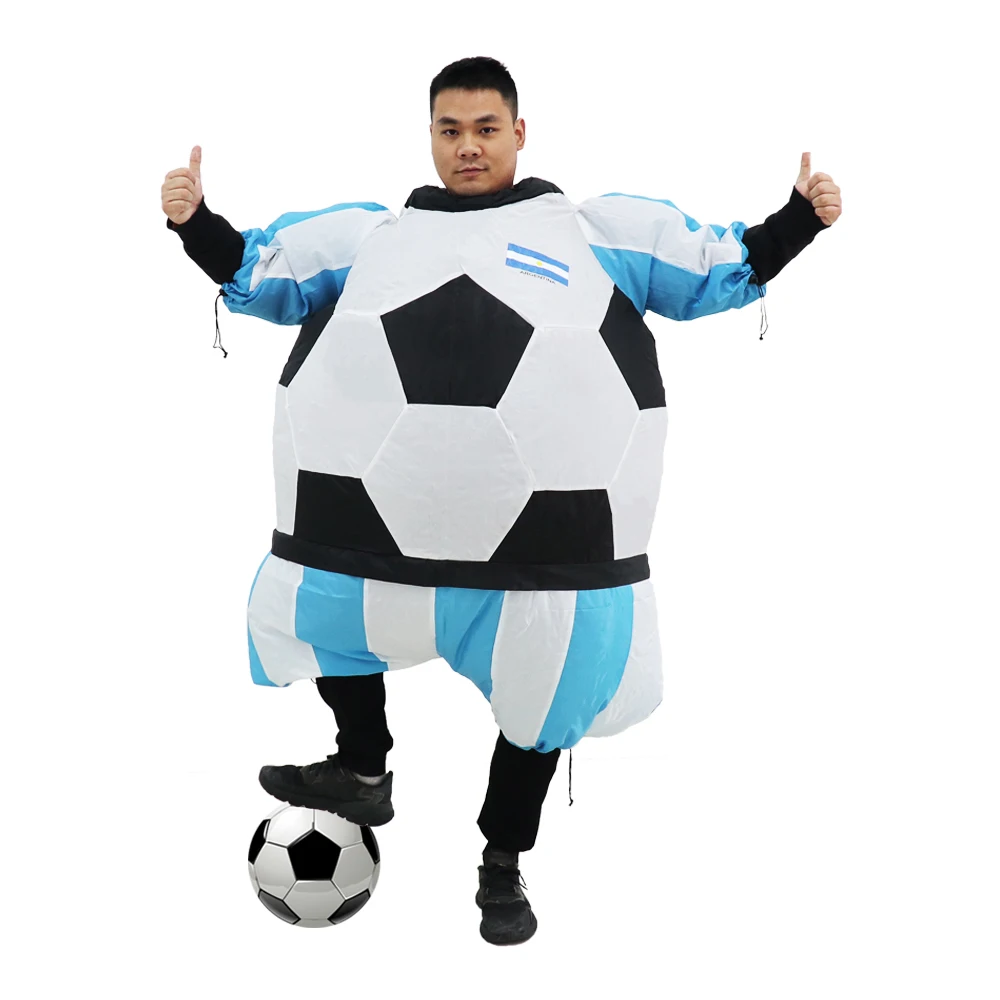 Promotional All Countries Flag Design Football Fan Inflatable Suit ...