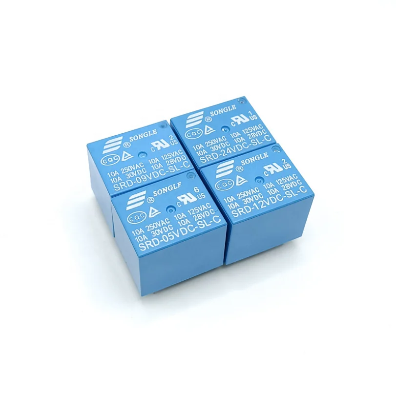 Songle T73 relay SRD-05VDC-SL-C SRD-12VDC-SL-C SRD-24VDC-SL-C 4-pin 5 ...