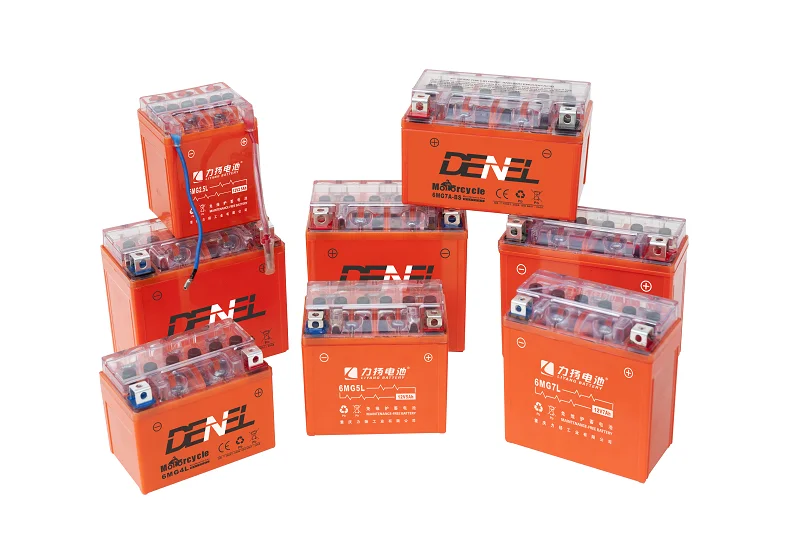 DENEL 6MG6.5L Motorcycle Battery - Reliable Nano GEL Power