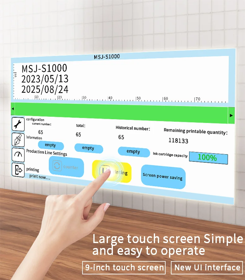 Automatic Inkjet Logo Jet Code Inject Printer Invisible Ink Inject ...