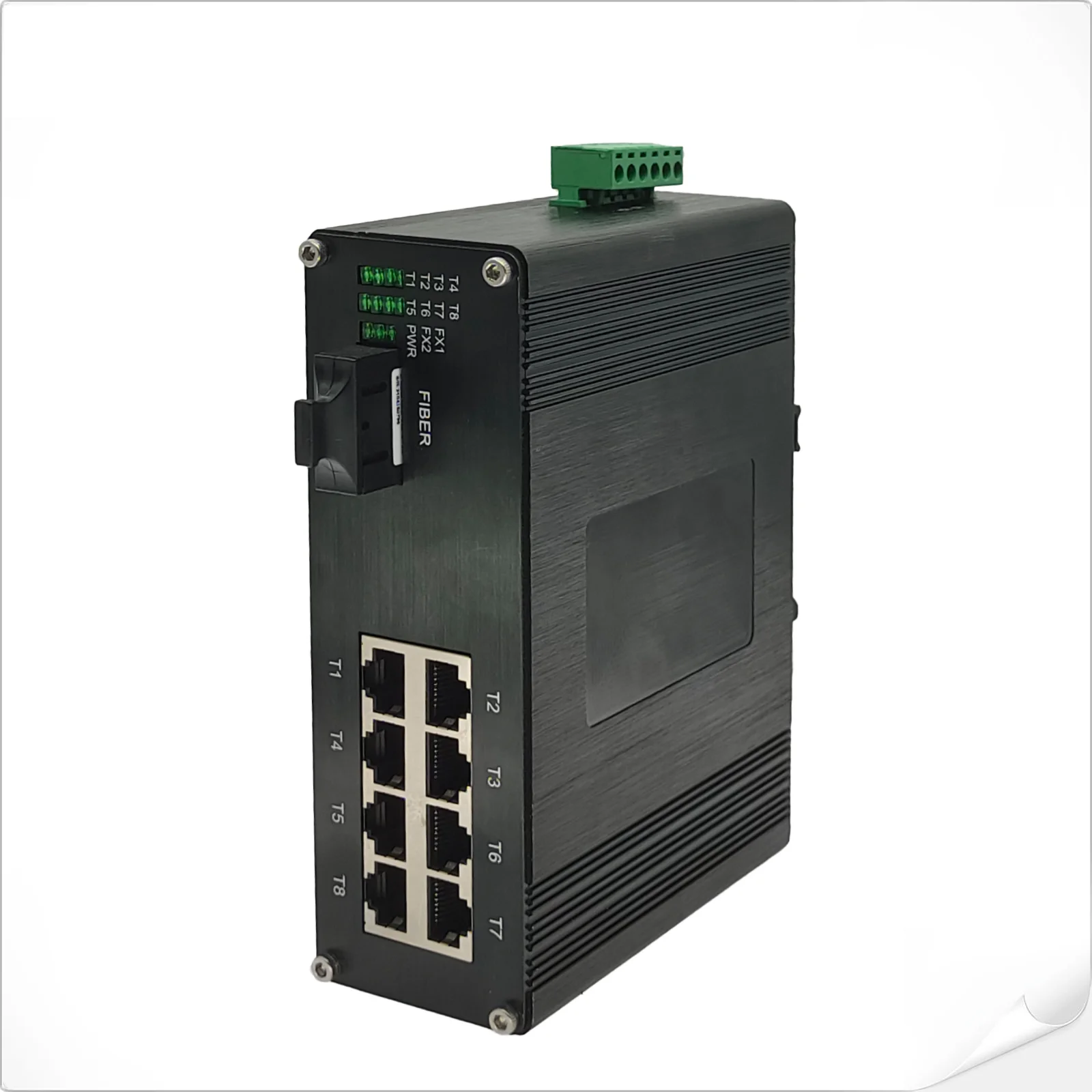 High Quality 8-port 10/100base-tx+1port 100base-fx Industrial Gigabit Switch With Rj45 Network ...