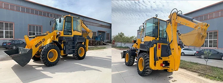 Chinese Backhoe Excavator Loader Backho New Loader 2.5T 3t Backho Wheel ...