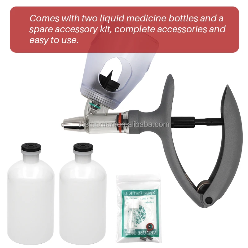 Veterinary Instrument 2ml 5ml Automatic Syringes for Pigs, Sheep, and ...