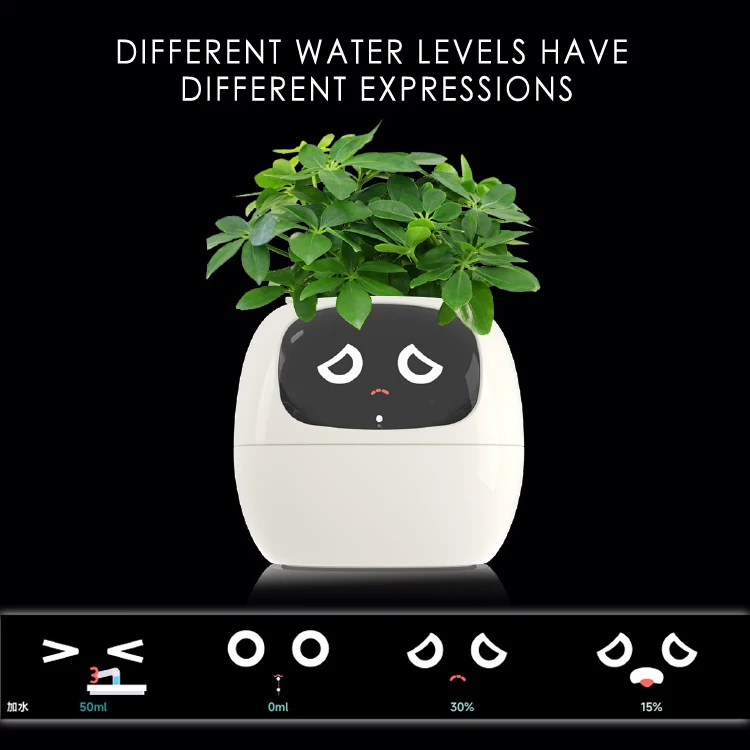 Smart Mimi Flower Pot - AI Sensor Facial Interaction APP