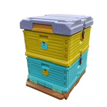 2 Layers Insulation Plastic Beehive Langstroth Size Insulated Bee Hive ...