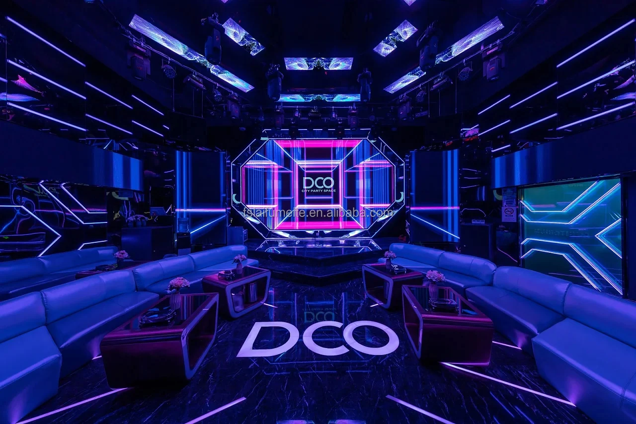 Custom Fashion Modern Night Club Interior Design Nightclub Booths KTV ...