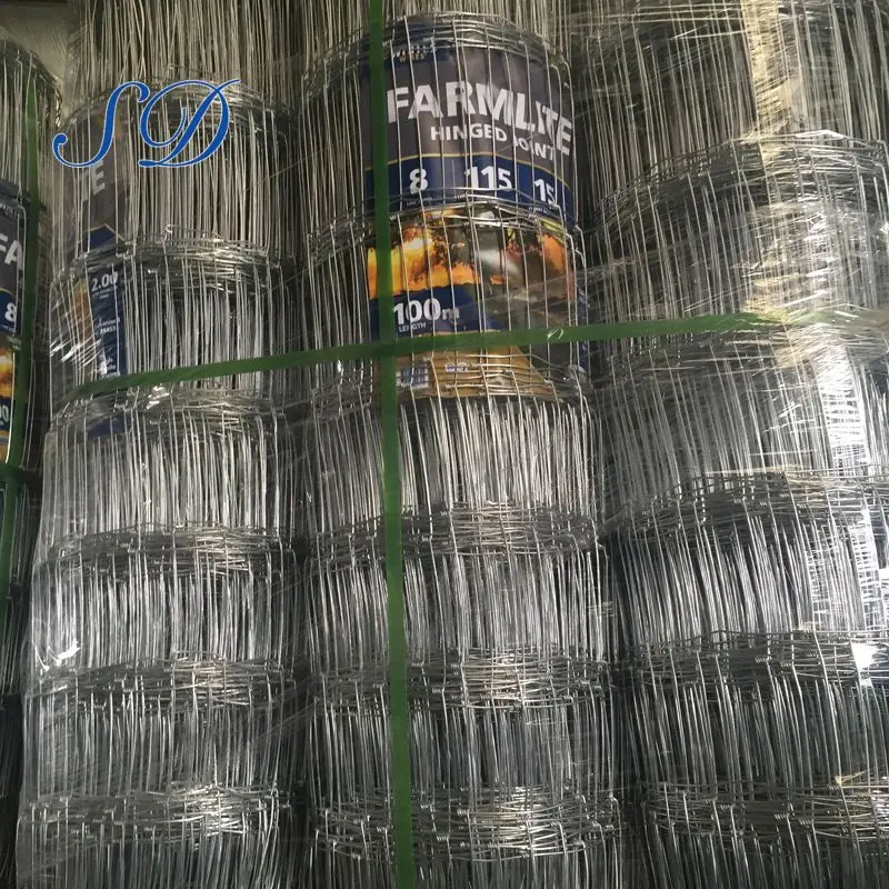 High Tensile Galvanised Farm Field Galvanized Ring Lock Fixed Knot ...