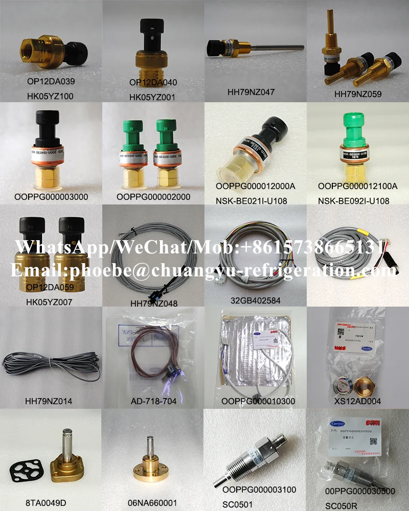 Chiller Refrigeration Application Spare Parts Temperature Sensor Kit ...