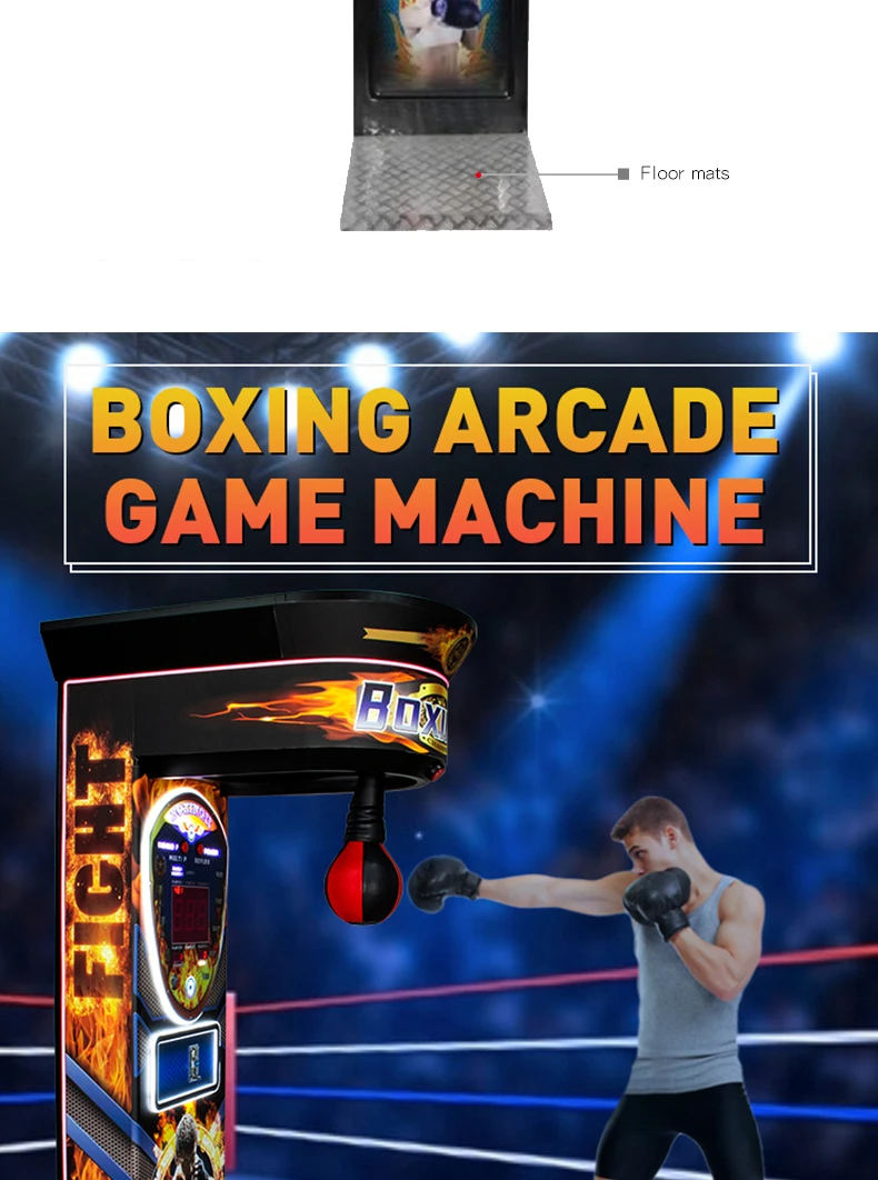 Customized Adult Electric Boxing Machine for Amusement Parks