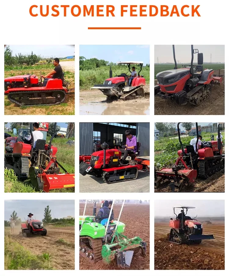 35HP Mini Crawler Tractor - Durable Farm Tractor Tiller