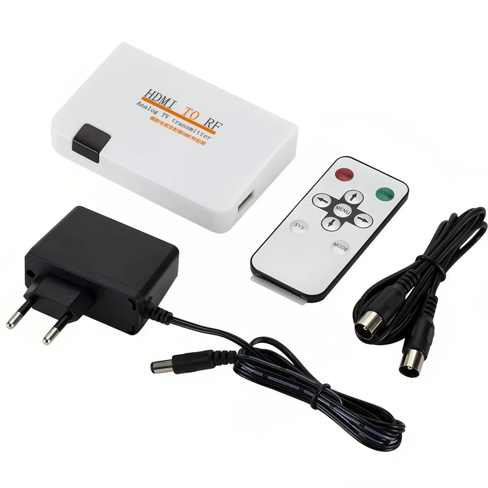 HDMI to RF Modulator - HDMI to Coax RF Converter Adapter for Digital ...