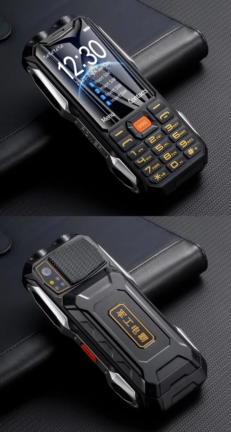 Q9 2G GSM Rugged Mobile Phone for Seniors - 4 SIM, 3.5" HD Display ...