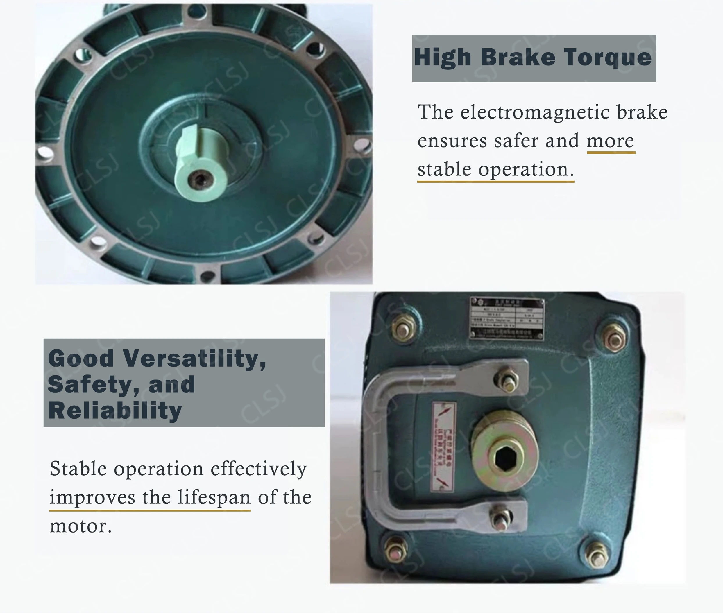 Construction Coil Elevator Brake Assembly Motor Parts W Electric ...