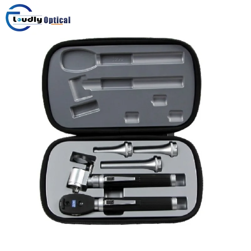 100% New Loudly Brand 2.5v Veterinary Ent Diagnostic Set Ophthalmoscope And Otoscope Set - Buy ...