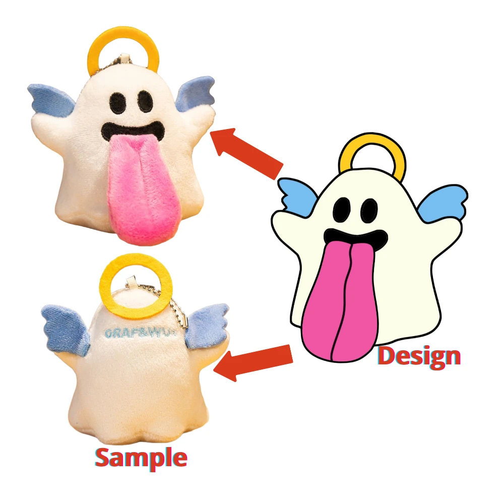 Custom Made Stuffed Plush Dog Company Mascot Brand Your LOGO