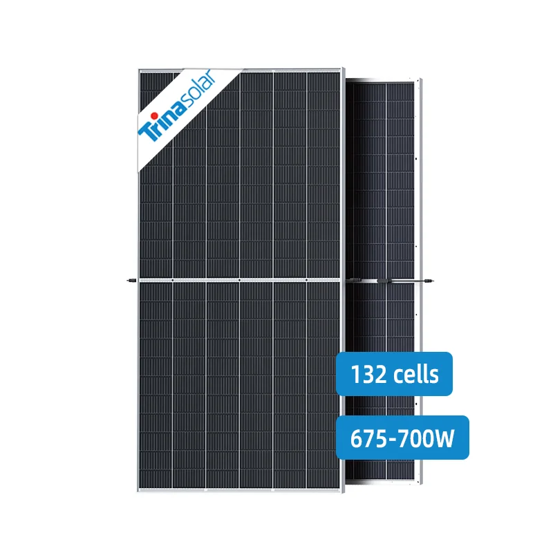 Trina Biggest Bifacial Solar Panel 710w 700w 690w 685w Half Cell Solar 10kw Price - Buy Cell ...