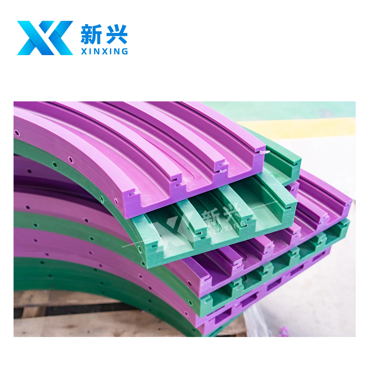Customized Plastic UHMWPE Guide Rail Wear Strip Mount Conveyor Plastic ...