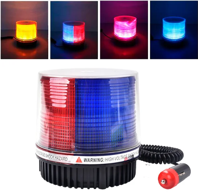 Universal Cop Cars Ambulance Safety Warning Top Led Beacon Flashing ...