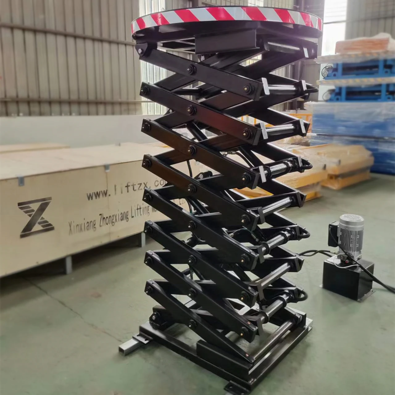Outdoor Scissor Lift Platform Fixed Vertical Lift Loader - Buy ...