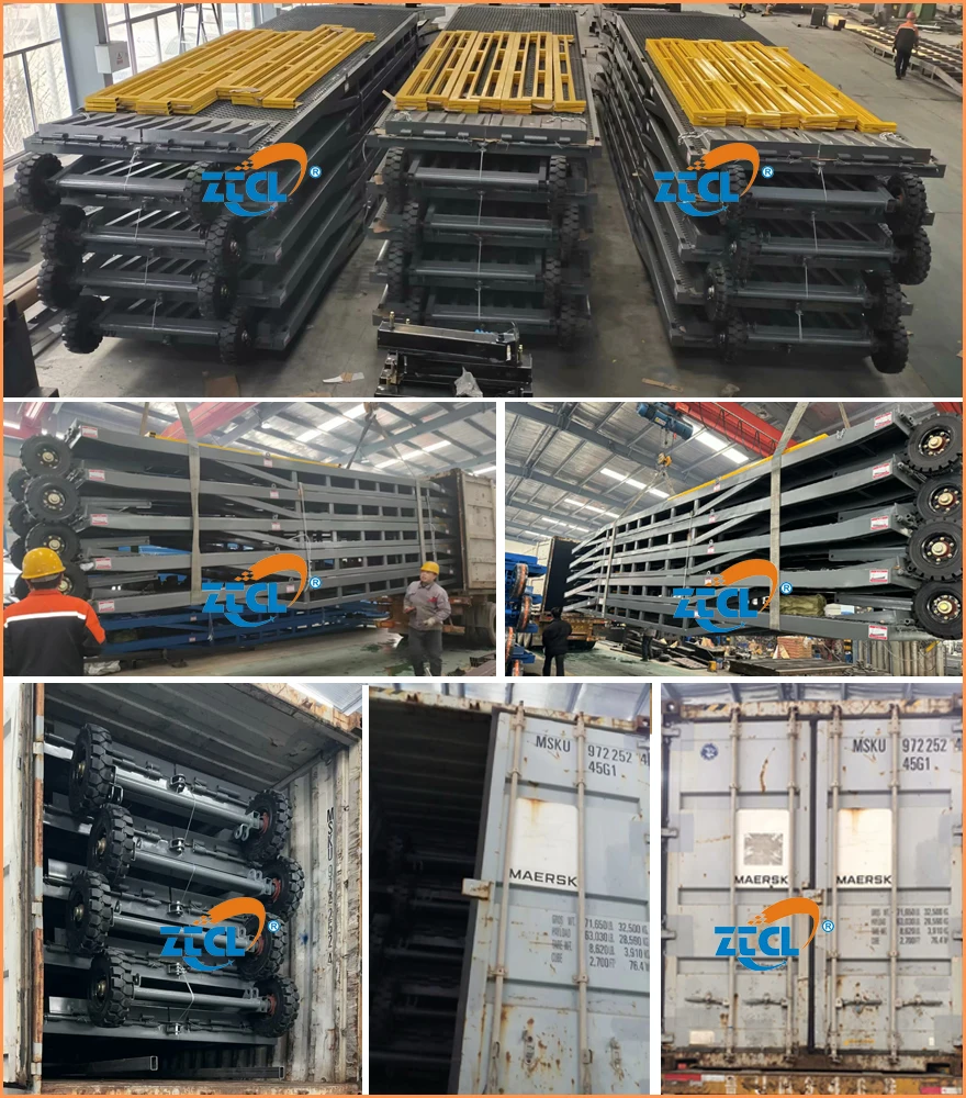 10ton Capacity Mobile Loading Ramp Manual Yard Ramp Truck Ramp With ...
