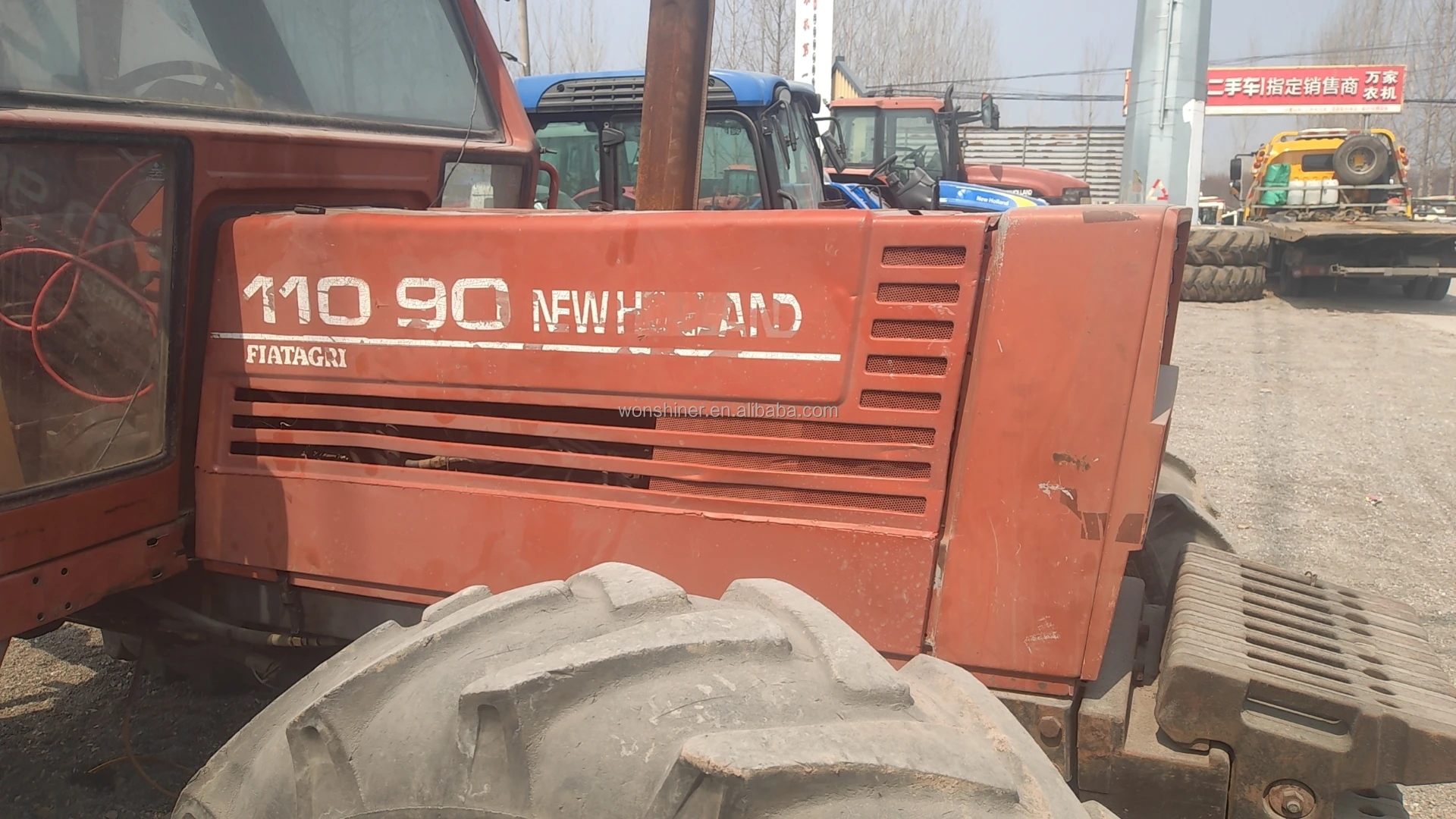 Used Japanese Tractor KUBOTA - 70HP to 130HP Wheeled Tractors for ...