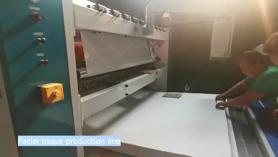 7lines Tissue Embossing Design Jumbo Roll Folding Facial Tissue Paper ...