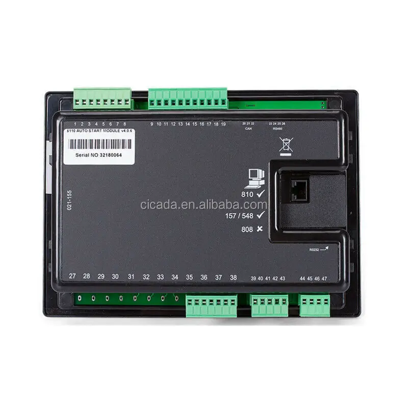 Dc70d Genset Controller Diesel Generator Controller Panel For Perkins ...