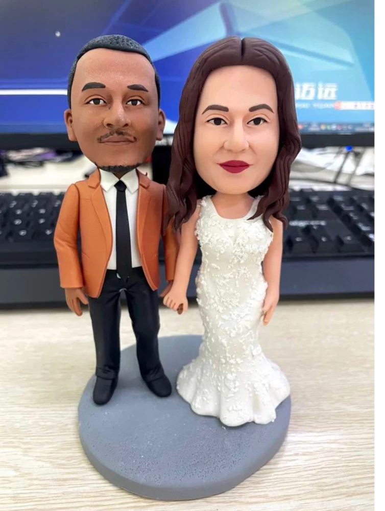 Custom Couple Bobbleheads People Figurine Team Statue Souvenirs ...