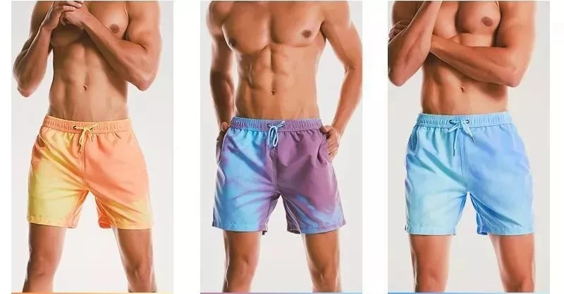Hot Selling Color Change Beach Wear Designer Men's Swimwear Beachwear ...