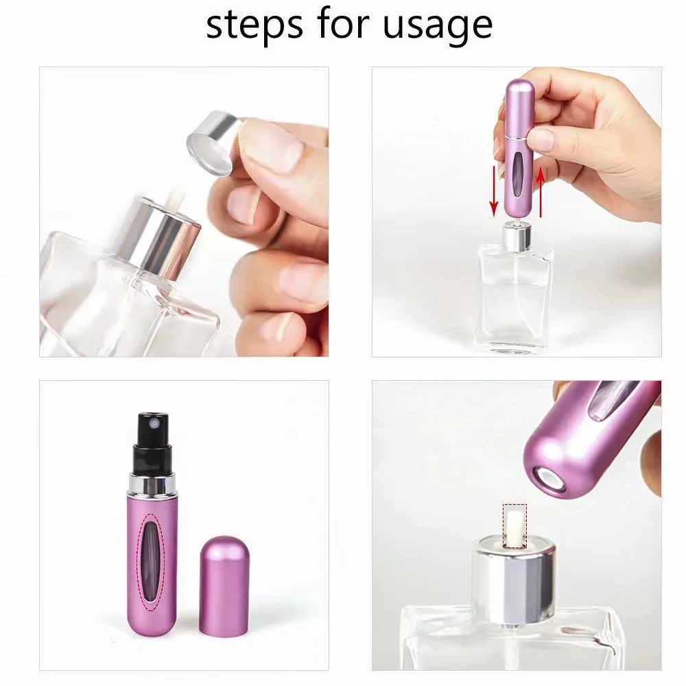 Mini Perfume Atomizers - Portable & Refillable Bottles