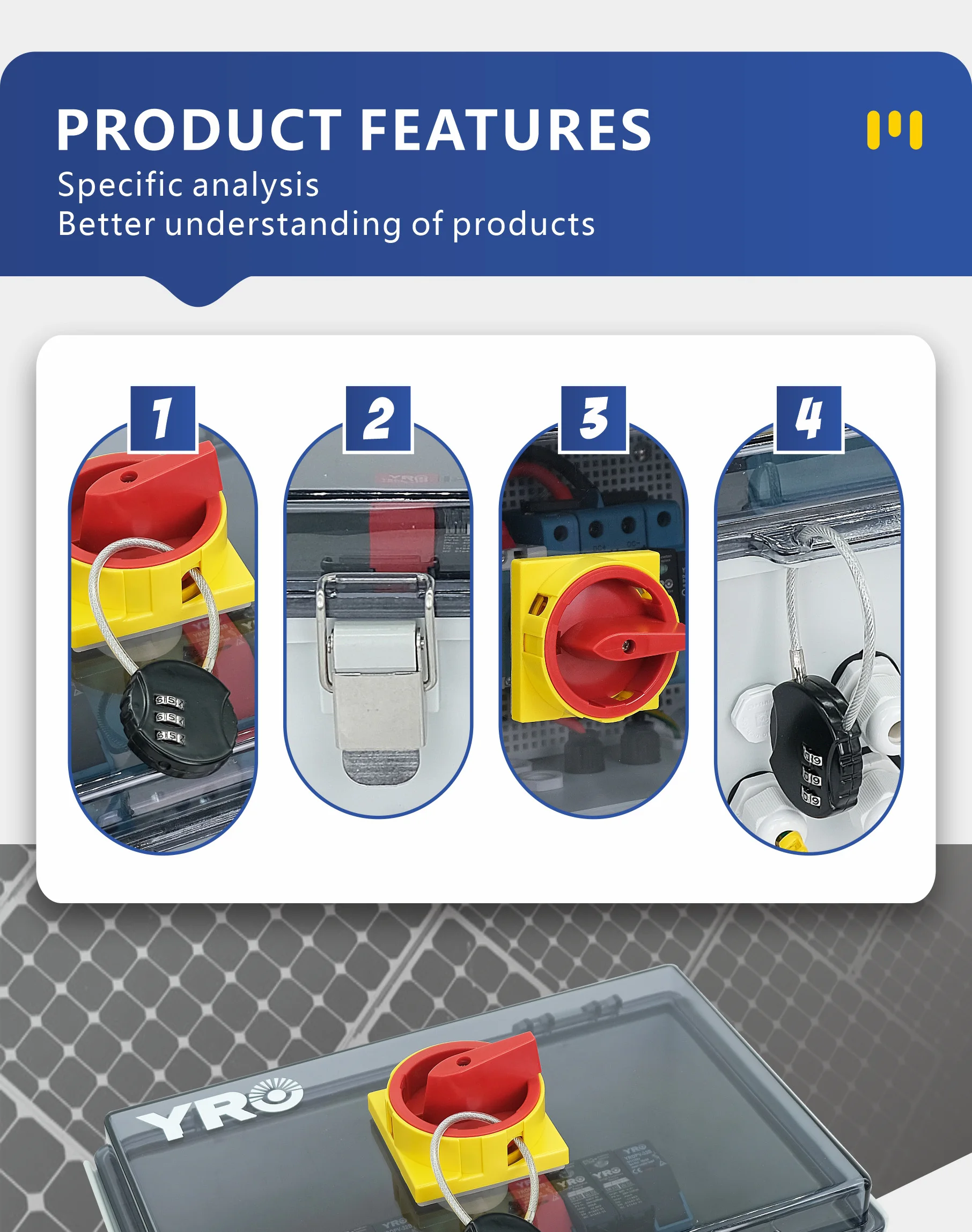 Pv Strings Dc Combiner Box 2 Input 2 Output 1000V - Safety & Efficiency