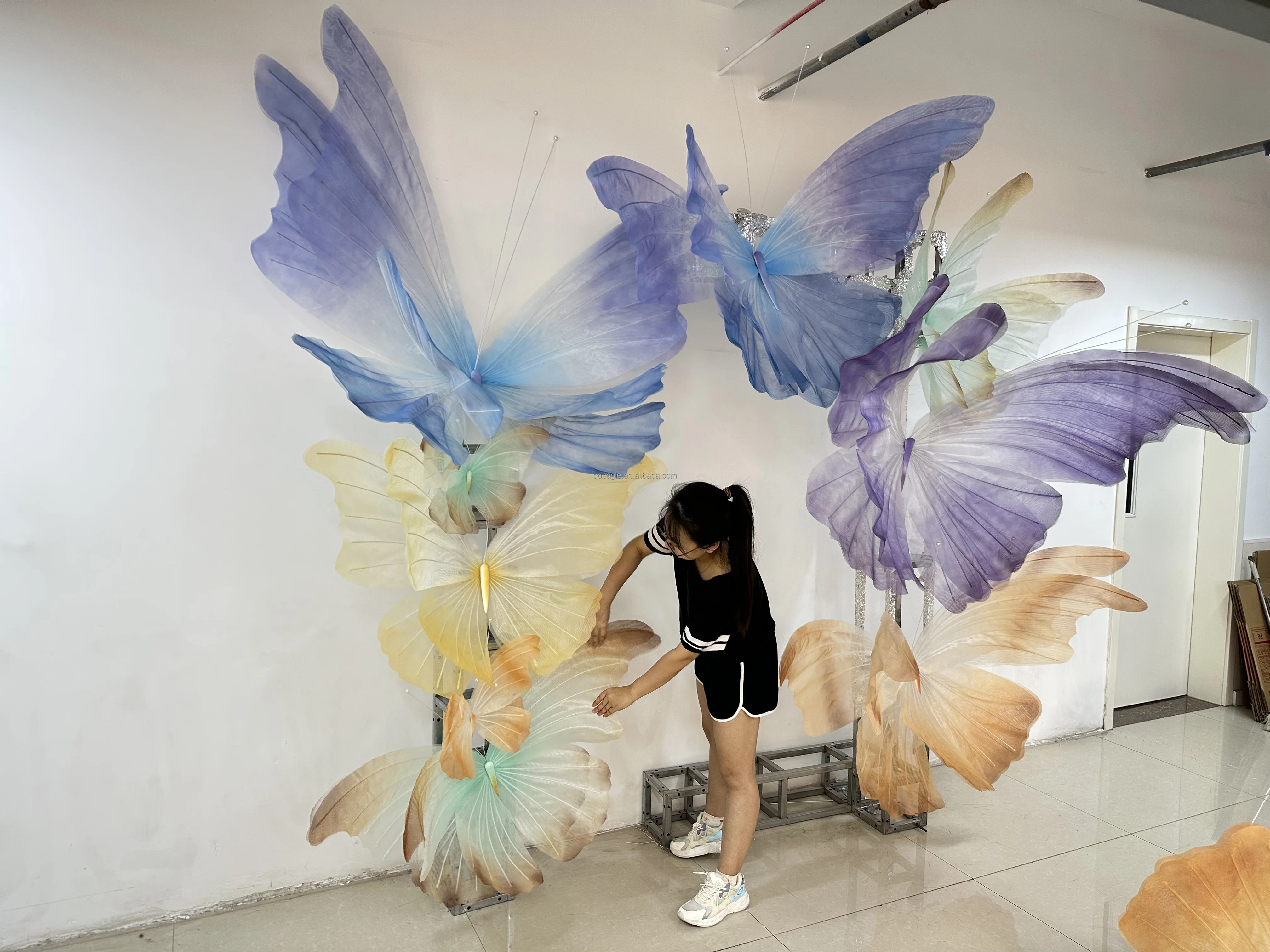 Customized Large Butterfly Decorations for Wedding/Event Display ODM