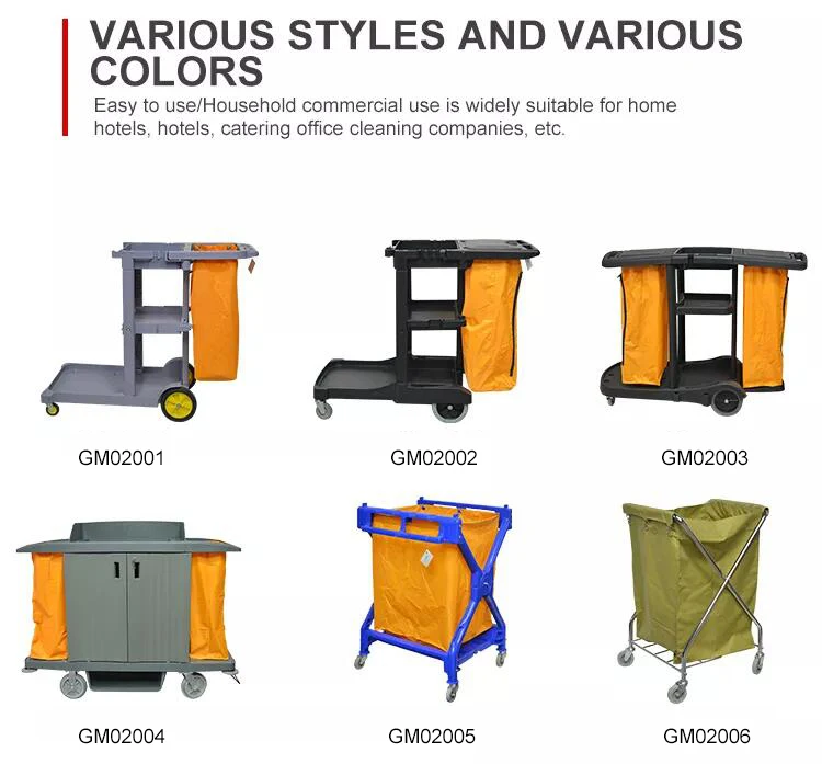 Hotel Room Cleaning Trolley - Efficient Janitorial Carts