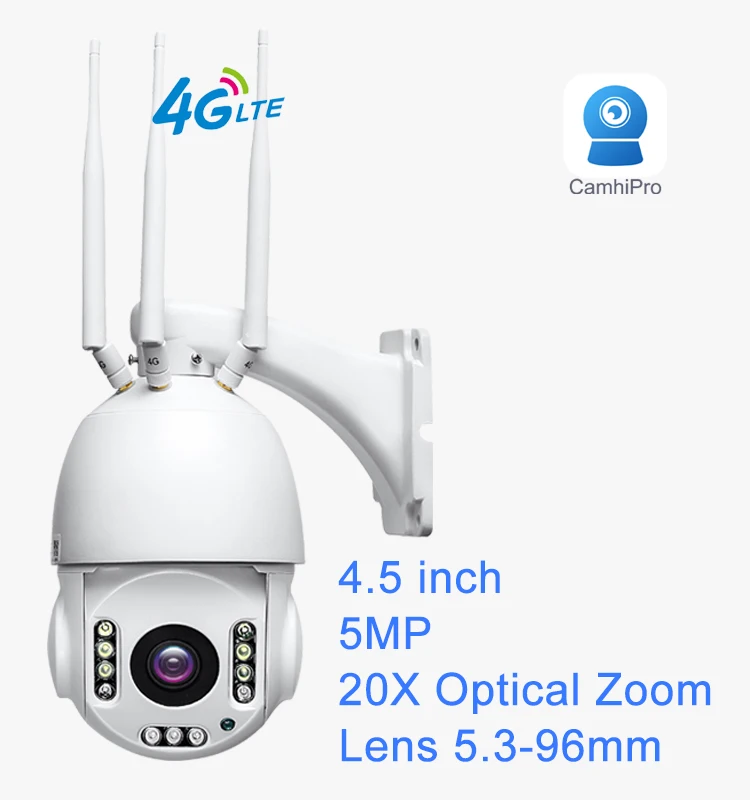 90X 4G Security Camera - 5MP PTZ Surveillance with Audio