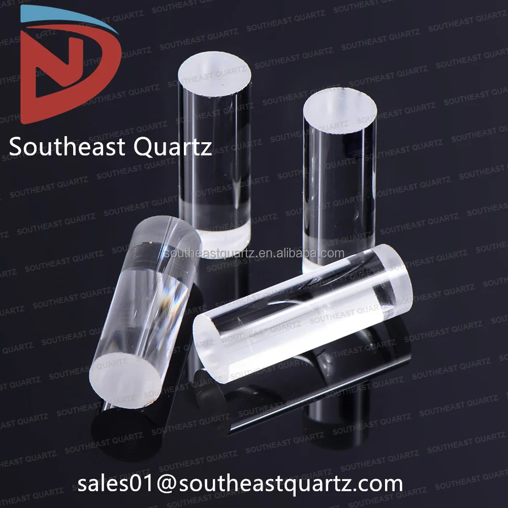 Transparent Small Quartz Glass Solid Cylinder Rod - Buy Quartz Glass ...