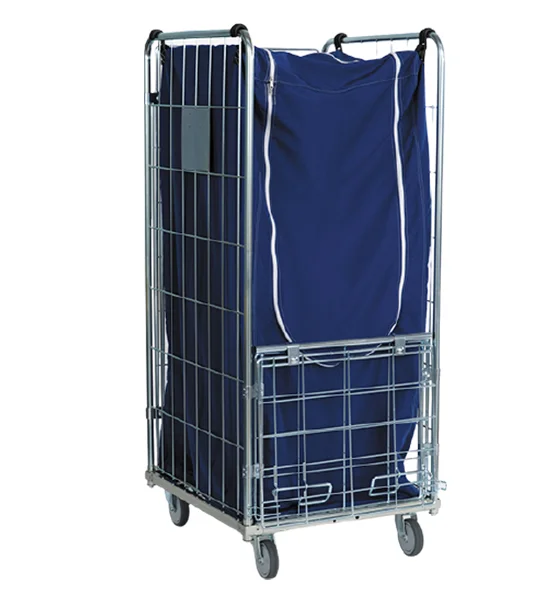 Laundry Hospital Trolley Roll Cage Insert - Linen Bag Cover