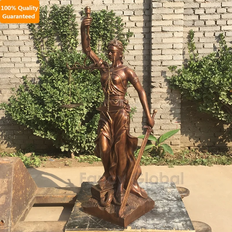 Fancy Customized Statue Greek Goddess Of Justice Bronze Sculpture ...