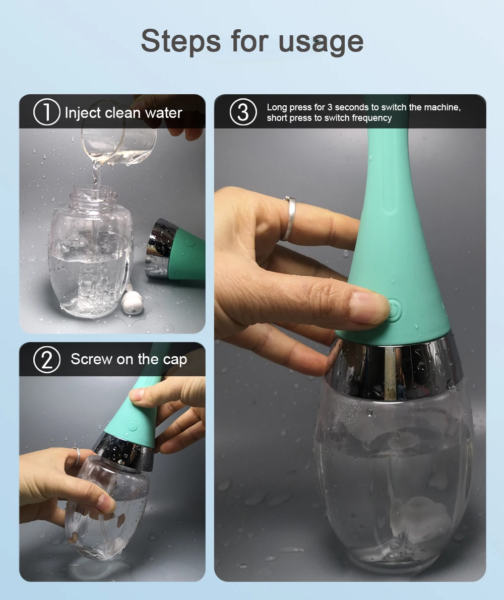 Newly Designed Female Household Private Cleaning Electric Silicone ...