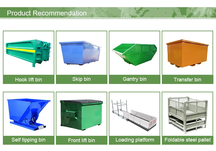 Custom Garbage Containers Garbage Bins Heavy Duty Galvanized Steel ...