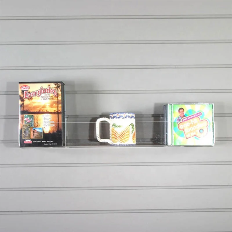Slatwall Book Holder Clear Acrylic Slat Wall Paperback Holder Book ...
