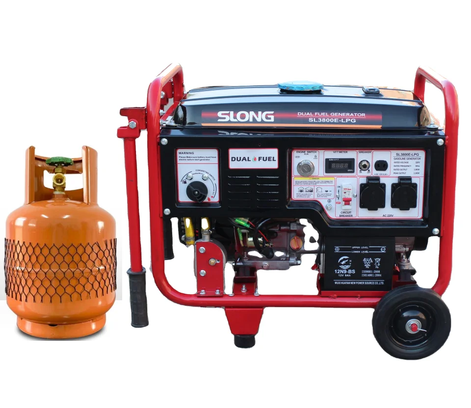 Slong 2kw 3kw 4kw 5kw 6kw 7kw 8kw Portable Standby Dual Fuel Generator ...