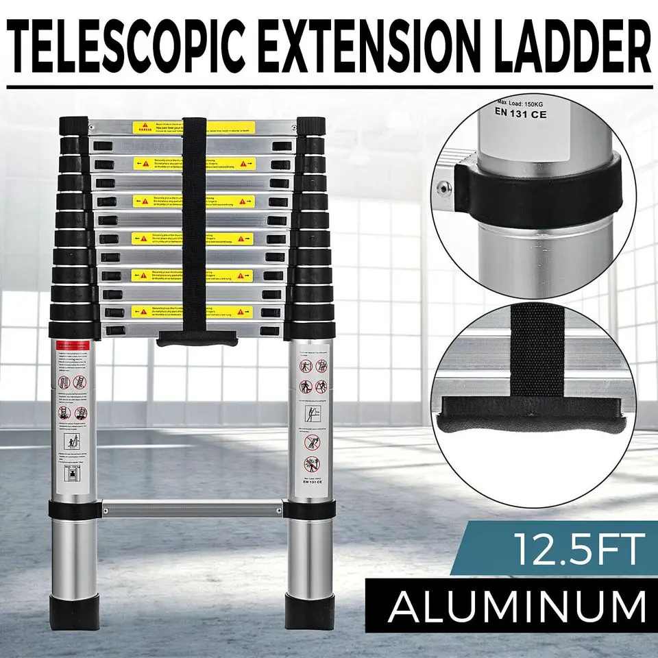 Lidl 7 Step Aluminium Folding Scaffolding Ladder EN131 - Durable ...