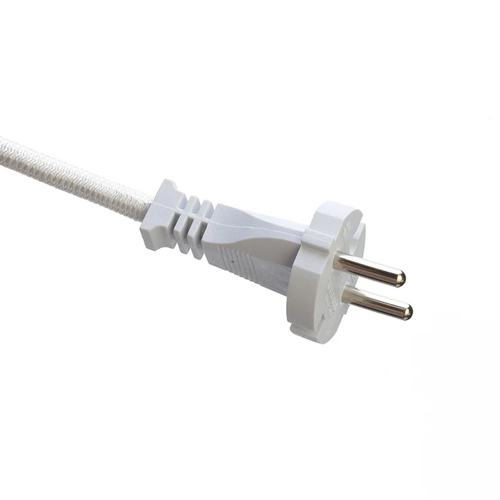 SNI Standard 10A 2 Pin Prong H05vvh2 AC Power Cable High Quality 2x0 ...