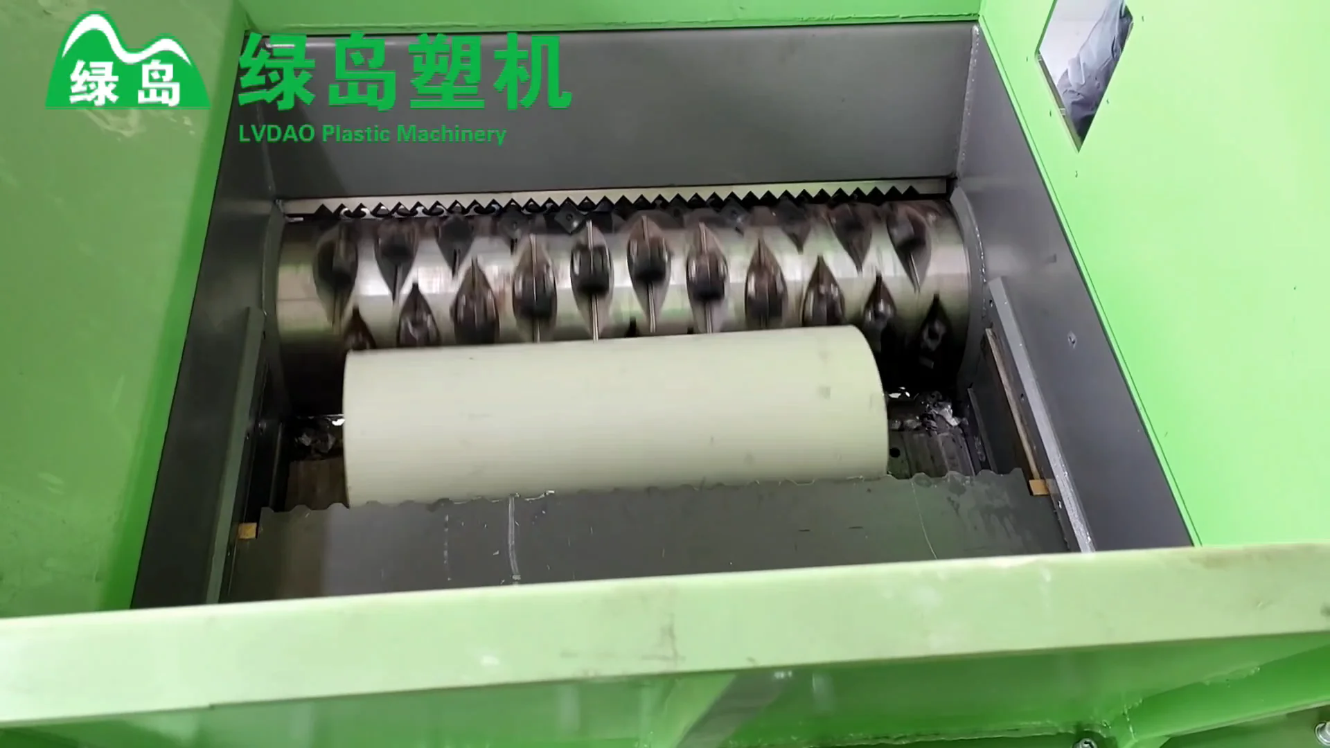 Pp Pe Abs 800kg/h Plastic Recycling Crusher Shredder Machine Single ...